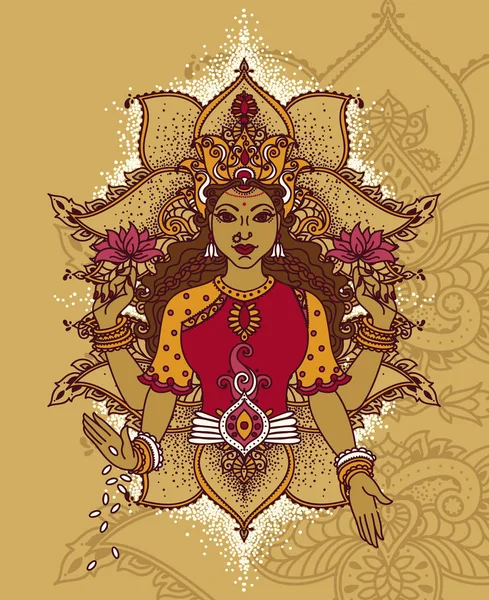 205 Laxmi goddess Vector Images | Depositphotos
