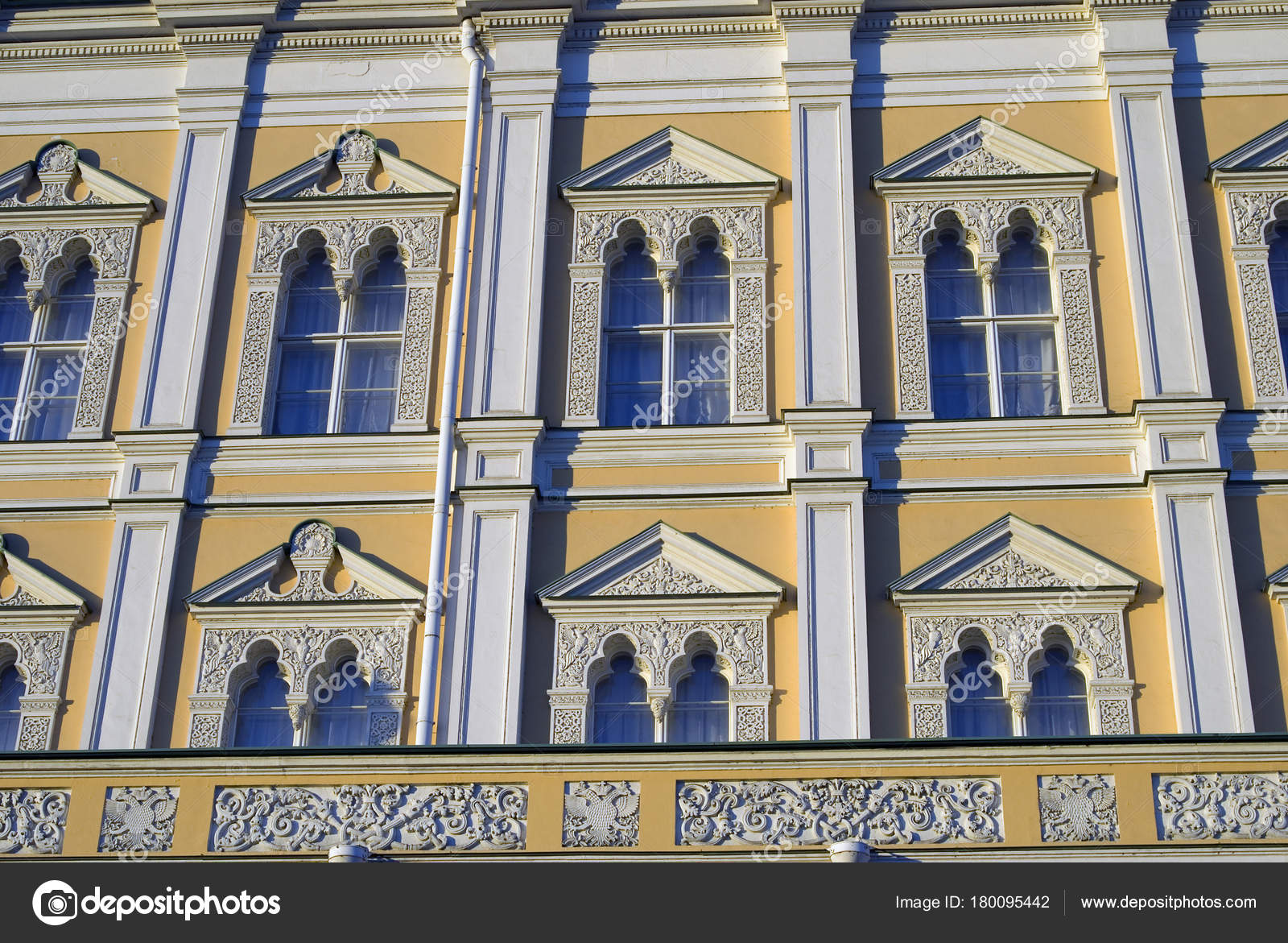 Grand Kremlin Palace Moscow Kremlin Popular Touristic Landmark Color ...