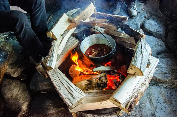 Cooking in nature Stock Photos, Royalty Free Cooking in nature Images ...