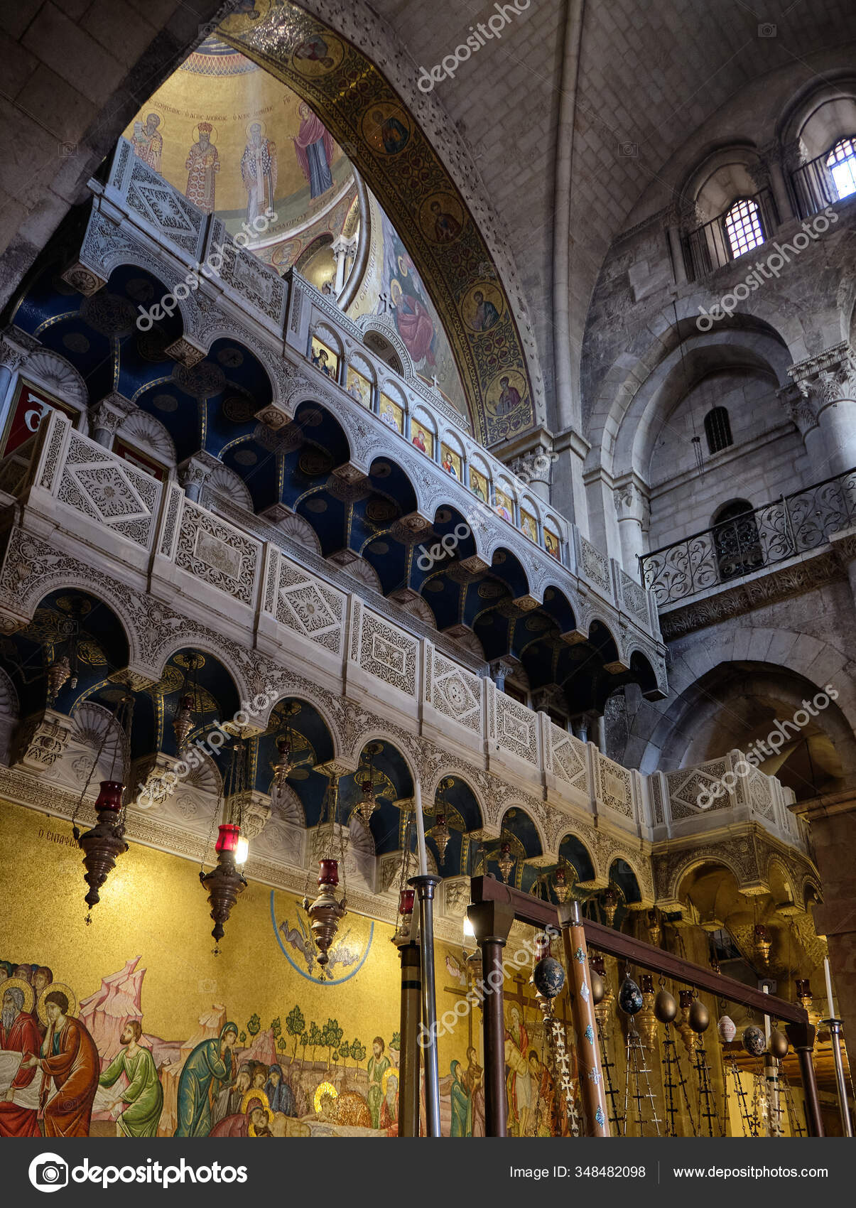 Iglesia Santa Jerusalén Israel Dic 2019 — Foto editorial de stock ...