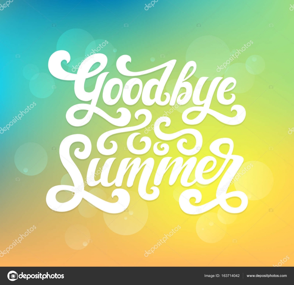 Vector illustration of Goodbye Summer text Stock Vector Image by ©tiny ...