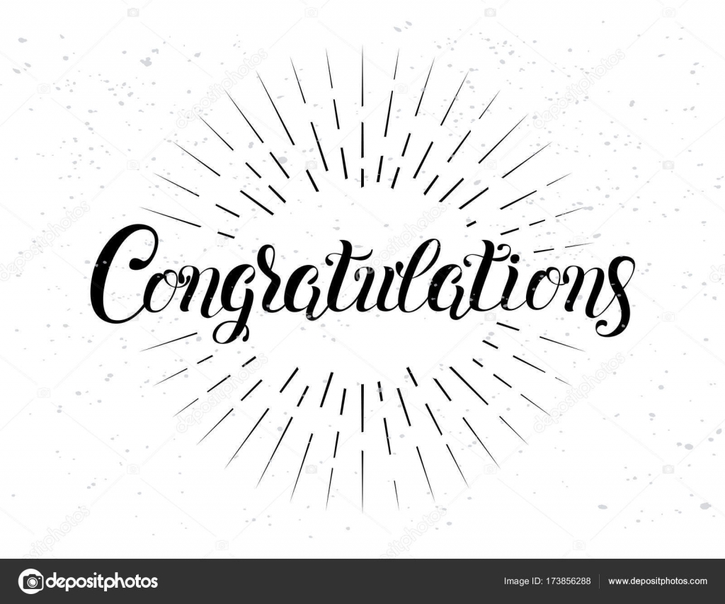 Congratulations hand lettering Stock Vector Image by ©tiny_selena ...