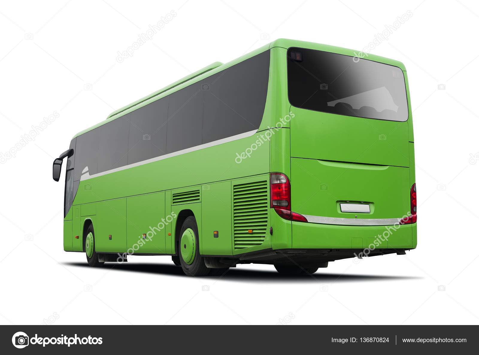 Green bus isolated on white — Stock Editorial Photo © Pixellio #136870824