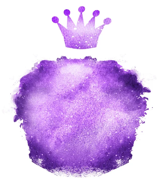 Watercolor Circle Crown Isolated White Stock Illustration by ©sun_tiger ...