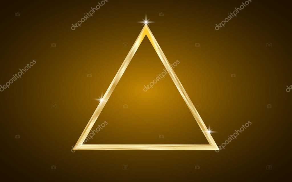 Fondo de triángulo de oro brillante de lujo - Fondo de pantalla ...