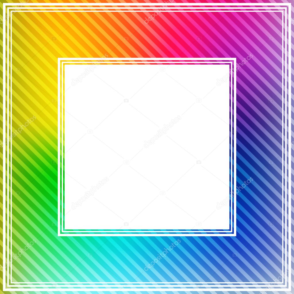 Multicolored bright border — Stock Photo © tokhiti #126854928