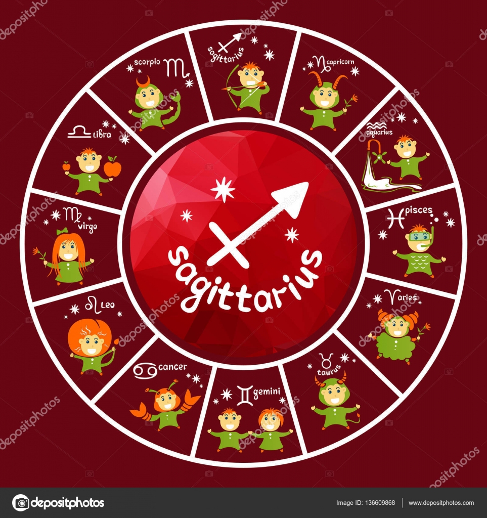 Zodiac wheel set-09 Stock Vector by ©tokhiti 136609868