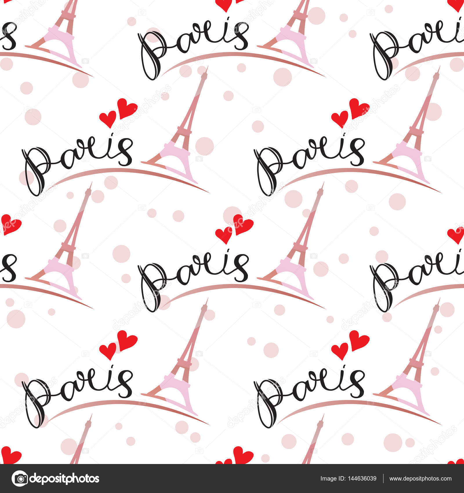 Paris spring love-03 Stock Vector Image by ©tokhiti #144636039