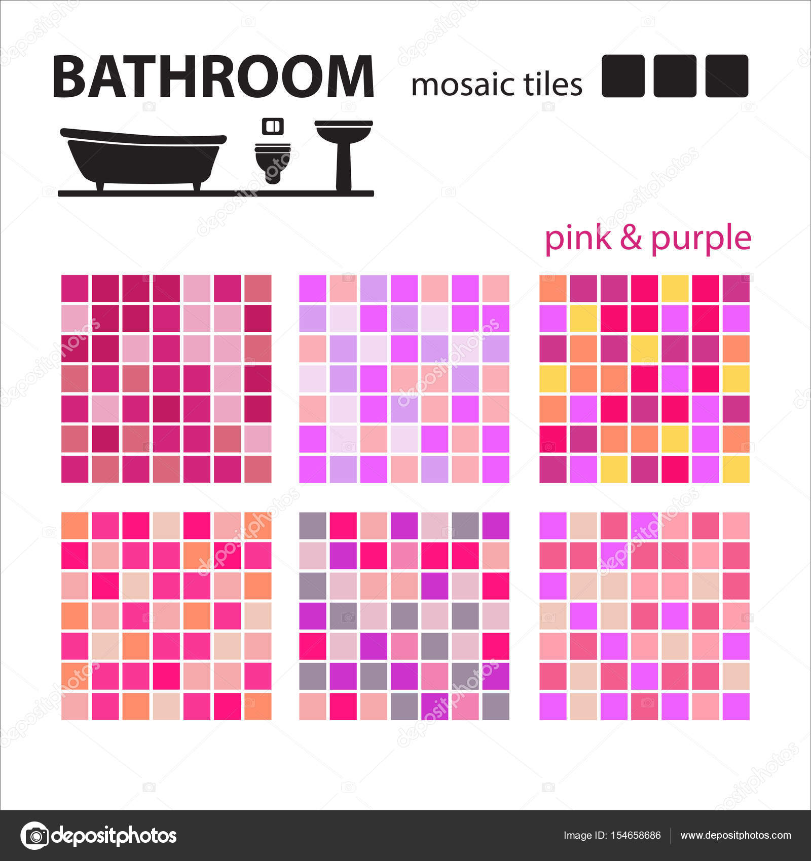 Mosaic tiles-04 Stock Vector Image by ©tokhiti #154658686