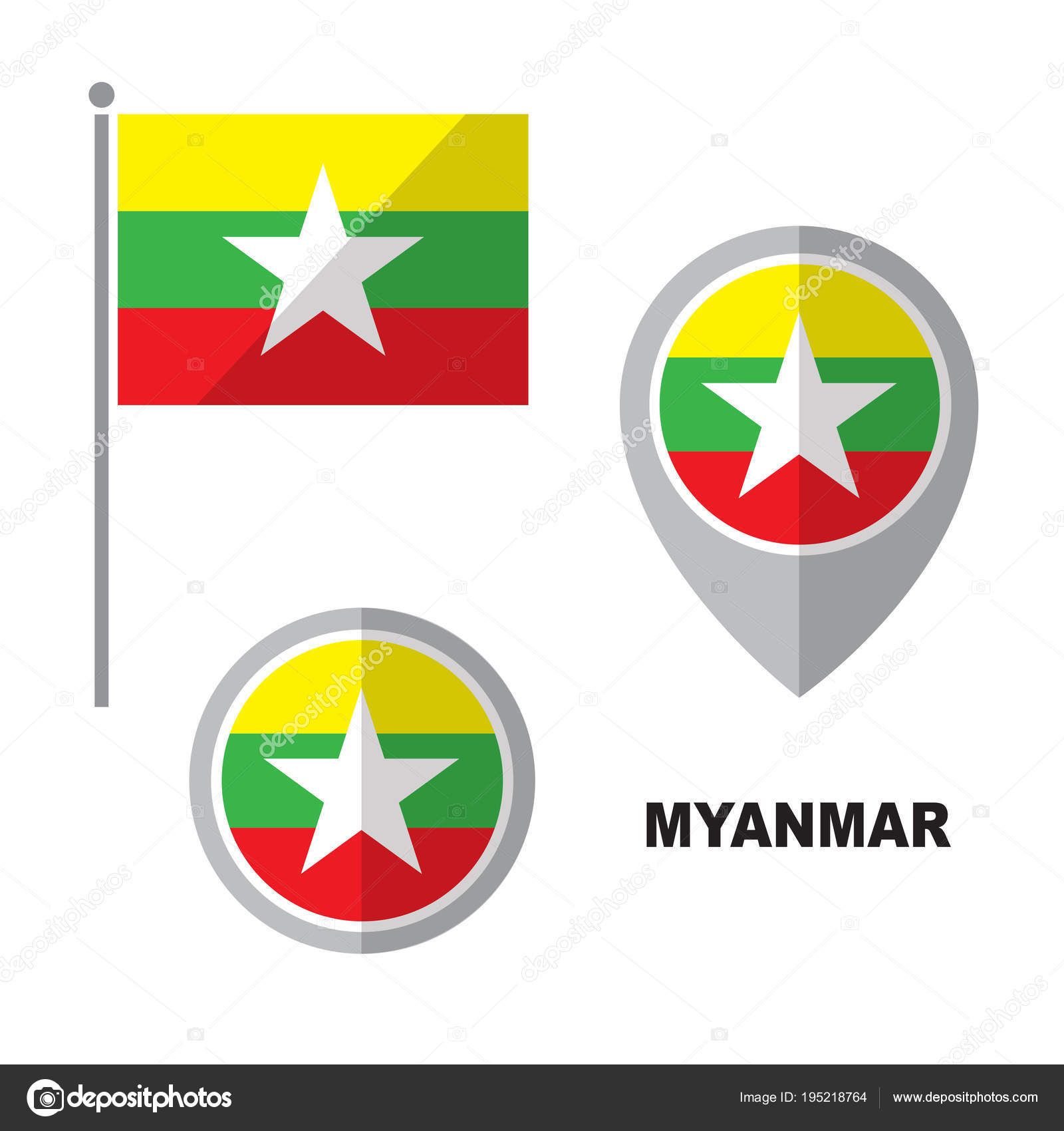 Flags set-25 Stock Vector Image by ©tokhiti #195218764