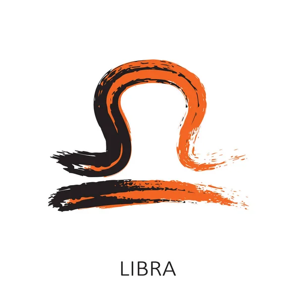 Zodiac Sign Libra Isolated White Background Zodiac Constellation Design ...