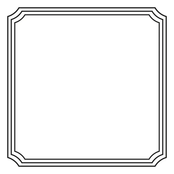 Simple gold frame — Stock Vector © happyroman #11491949