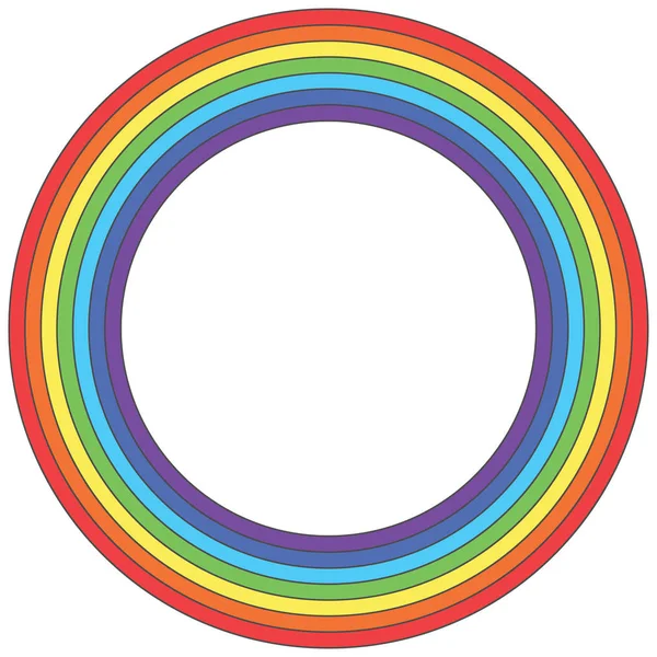 Rainbow circle — Stock Photo © realrocking #3010114