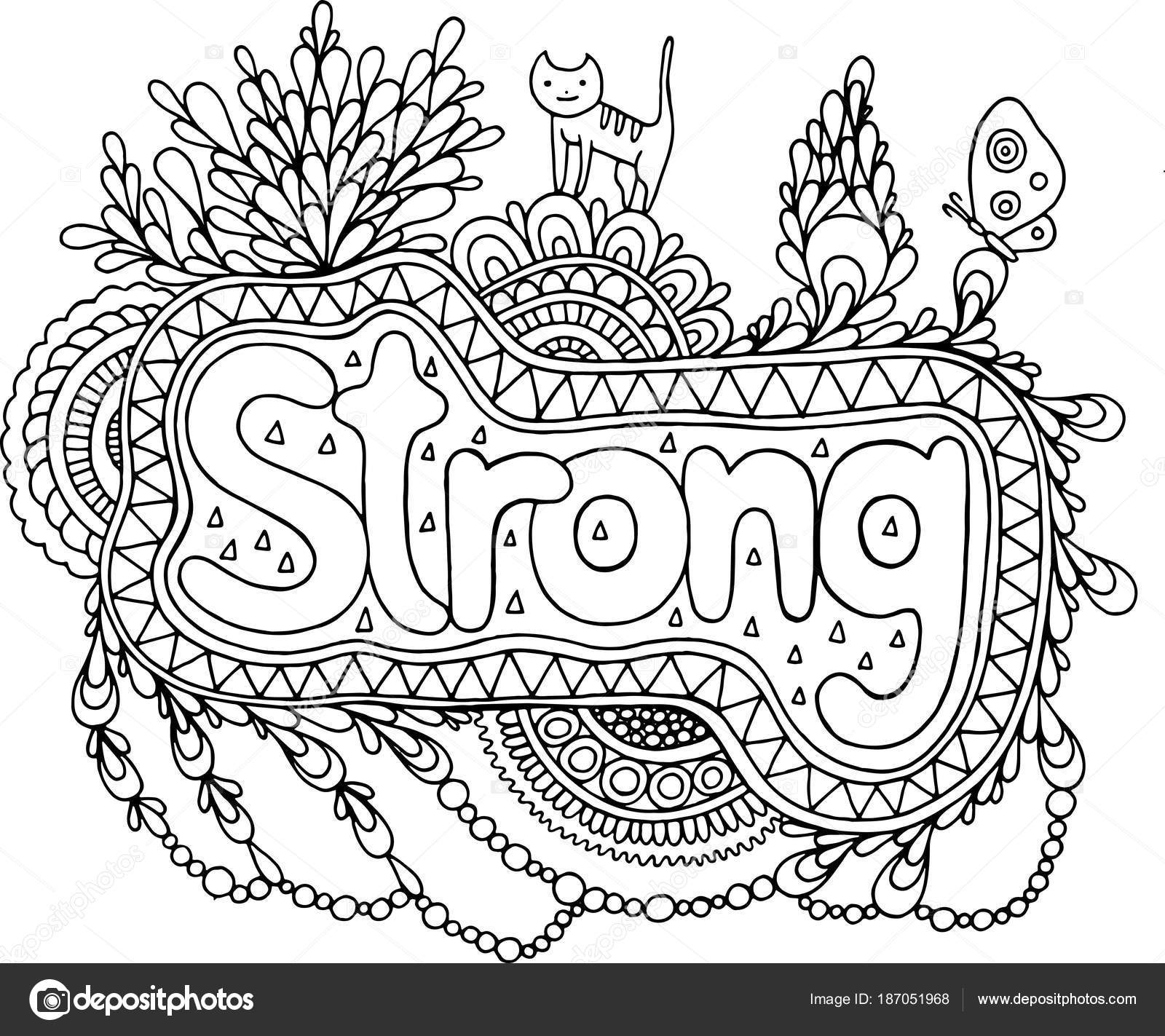 Be Strong And Courageous Sunday School Crafts Sketch Coloring Page