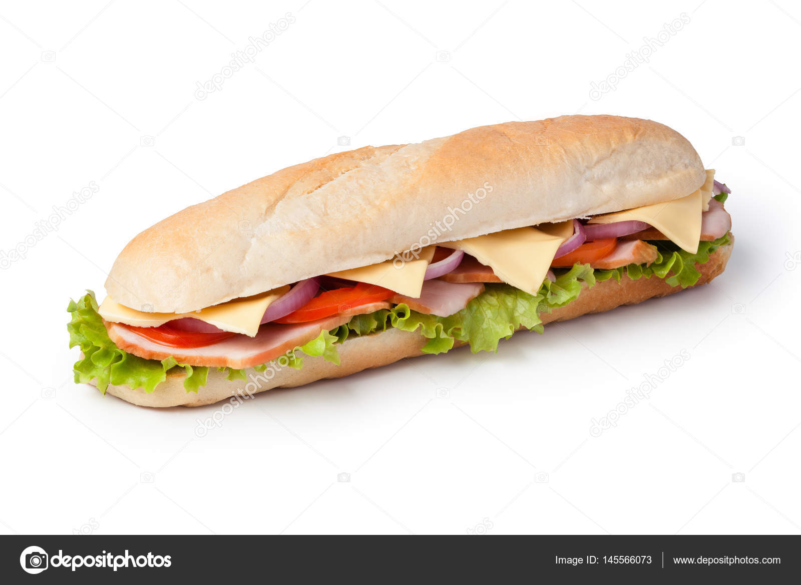 Sandwich isolated on white background Stock Photo by ©gresey 145566073