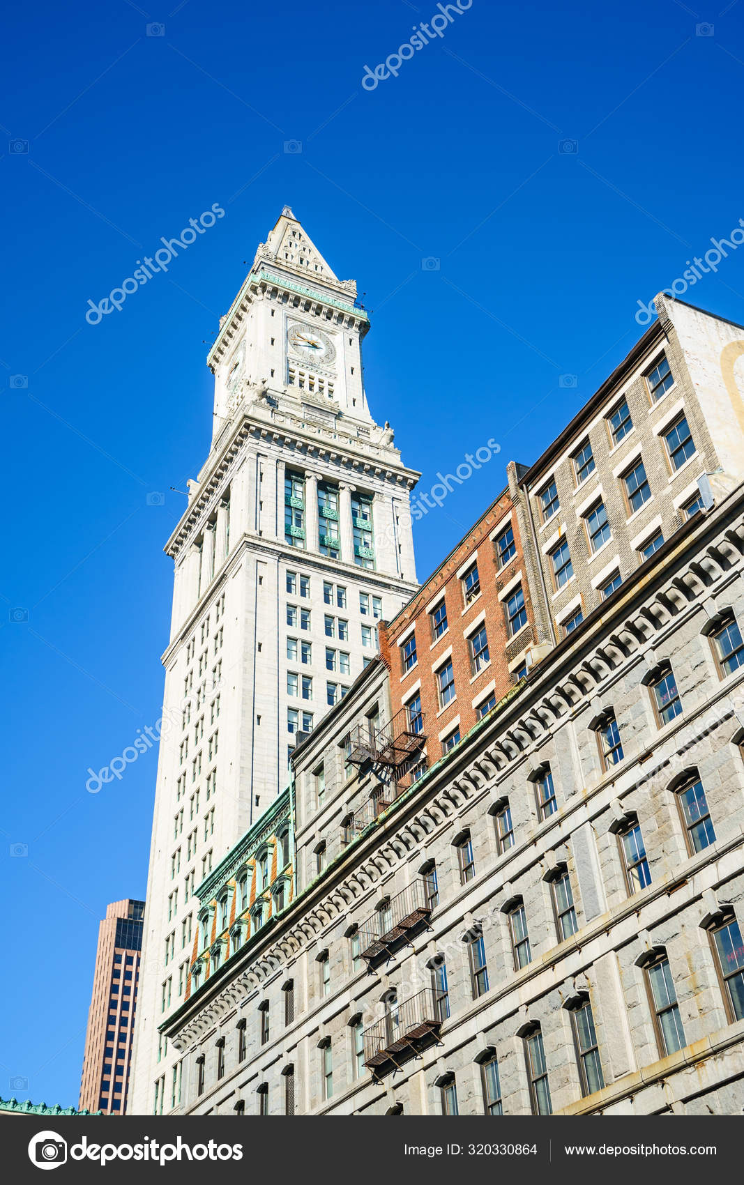 Old-fashioned building with clock tower — Stock Editorial Photo ...