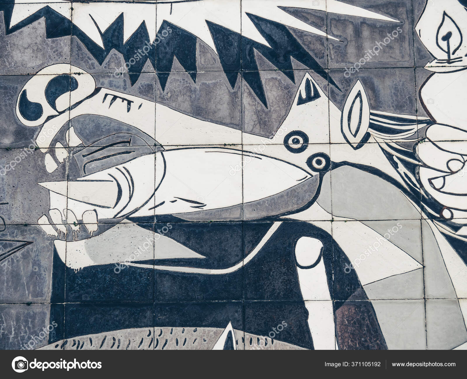 Picasso Guernica Maleri Picasso Maleri Guernica Kunst