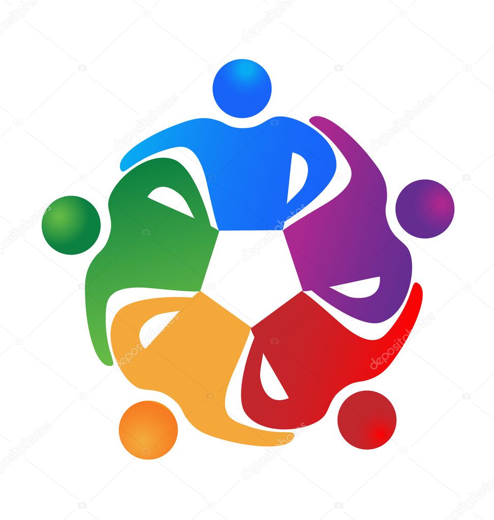 Logo teamwork business people Stock Vector Image by ©Glopphy #126225500