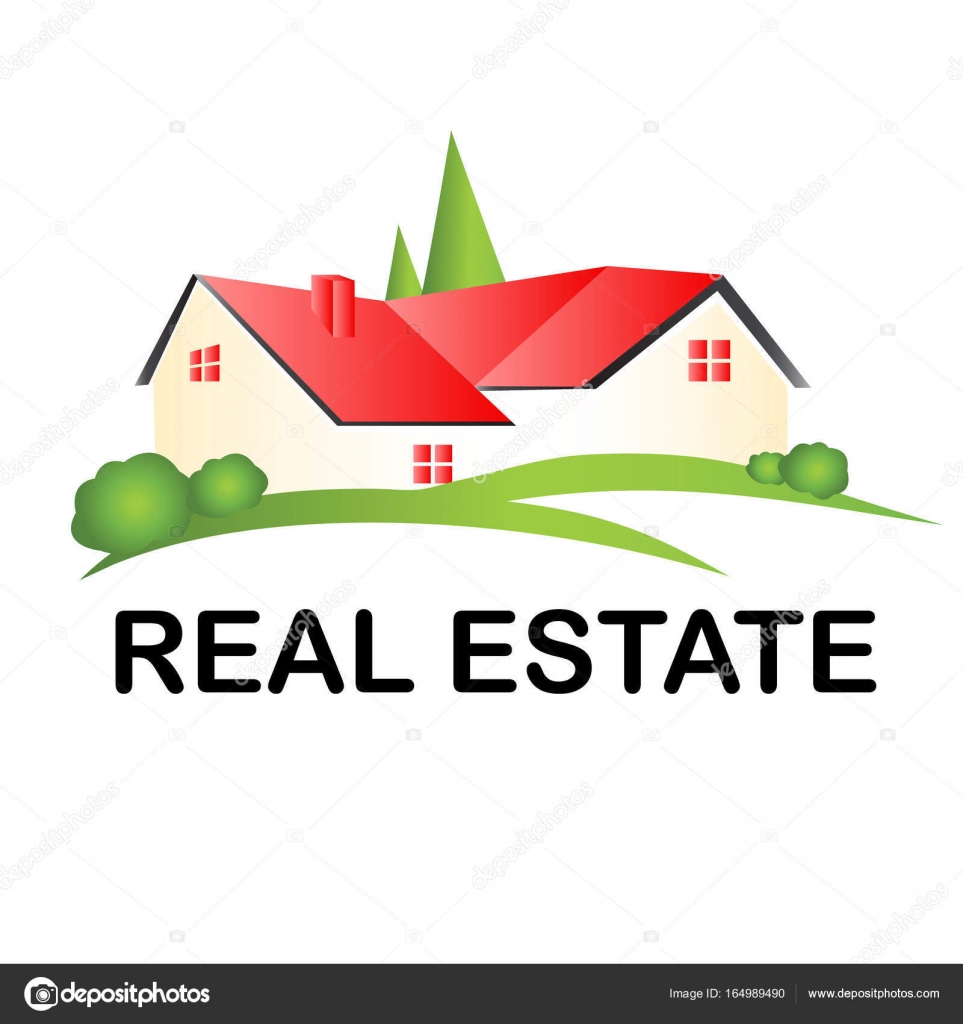 Real estate red house logo Stock Vector Image by ©Glopphy #164989490