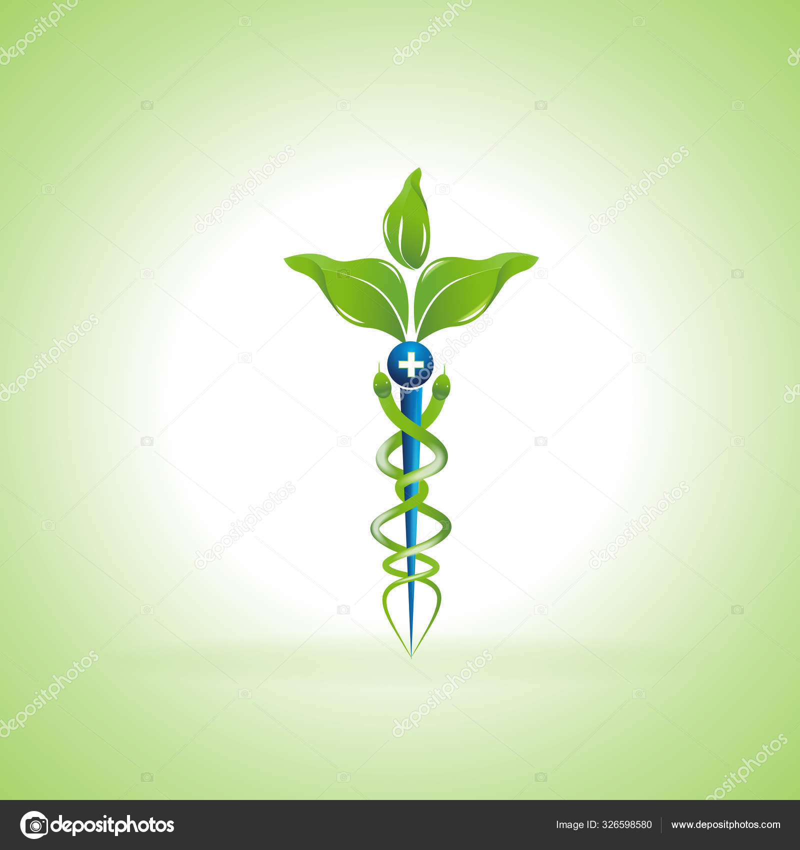 Caduceus Alternative Medicine Symbol Stock Vector Image by ©Glopphy ...