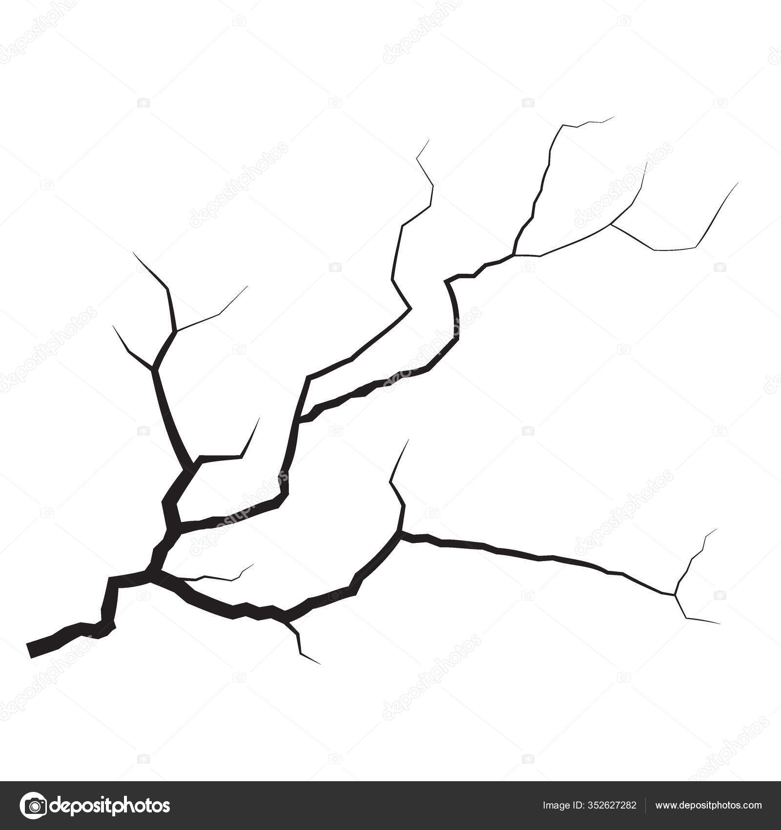 Ground Crack Vector