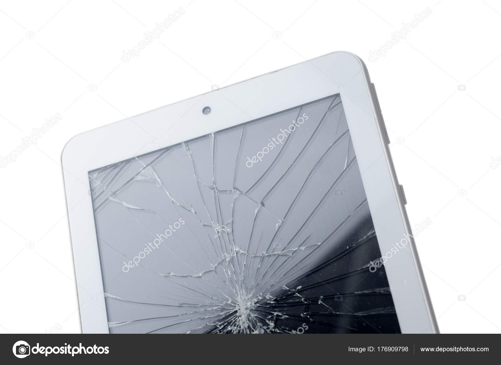 Broken Screen Display Cracks Display Replacement — Stock Photo ...