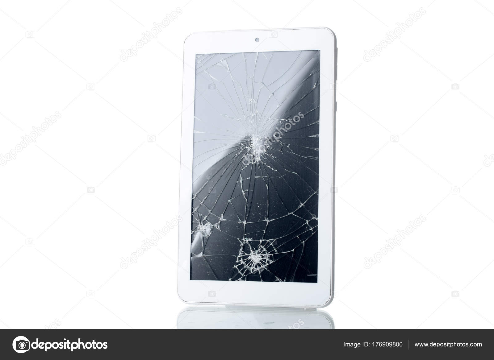 Broken Screen Display Cracks Display Replacement — Stock Photo ...