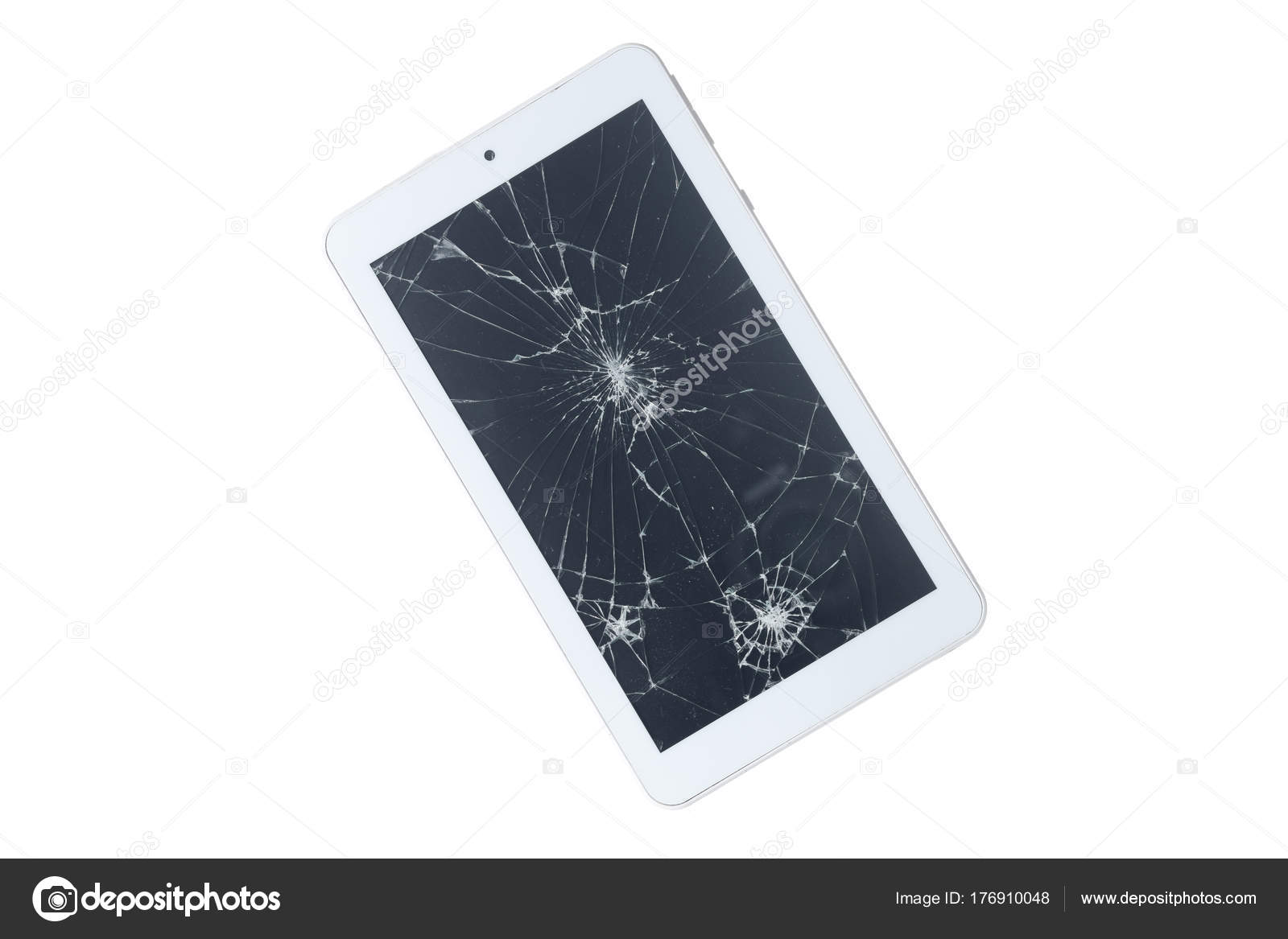 Broken Screen Display Cracks Display Replacement — Stock Photo ...