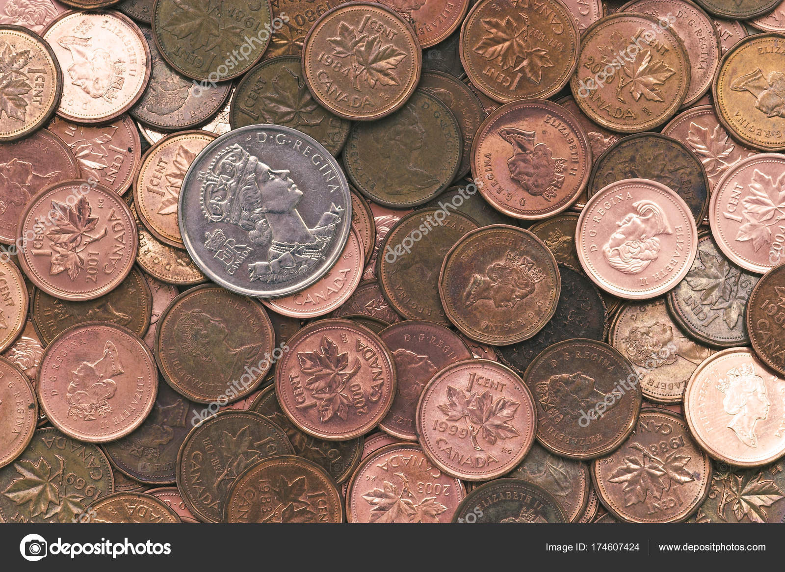 Canadian one cent coins background – Stock Editorial Photo © tom ...
