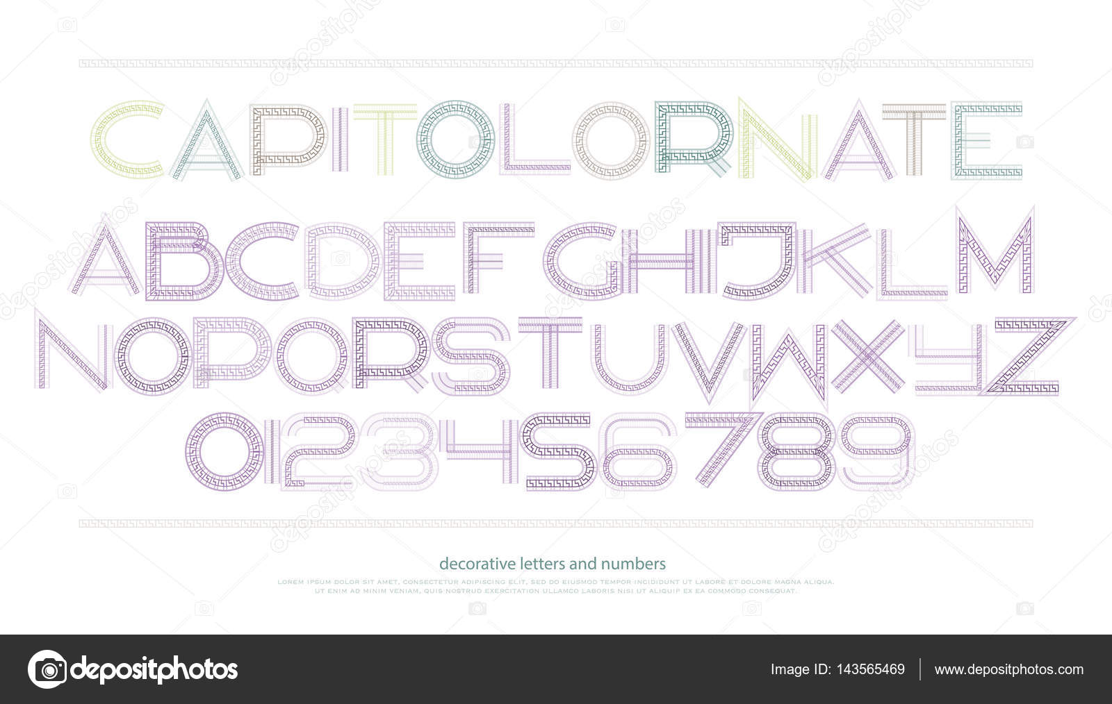 Ornate lettering font | Ornate style alphabet letters and numbers ...