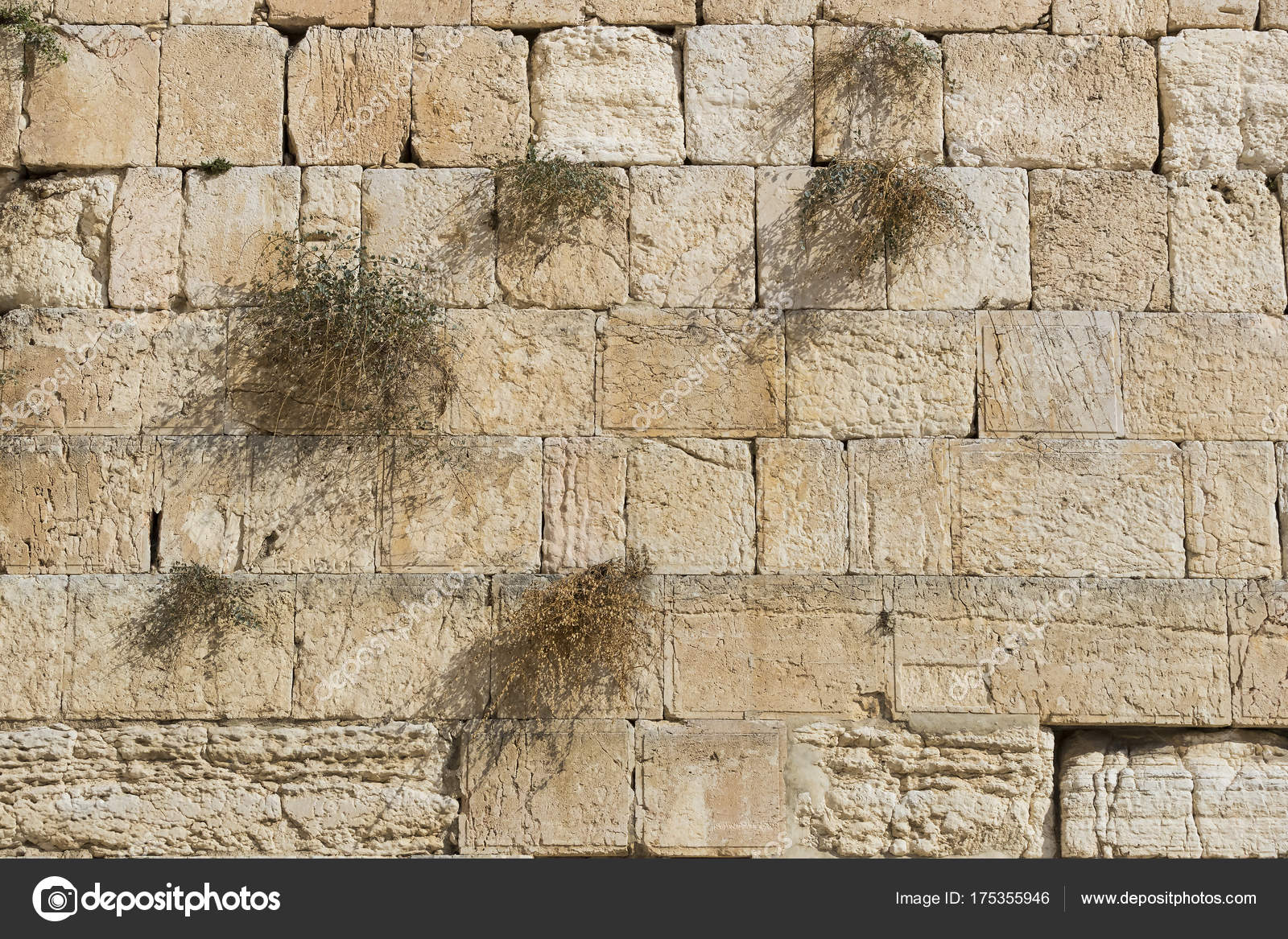 Stone Blocks Crying Wall Jerusalem Stock Photo by ©Lester120 175355946