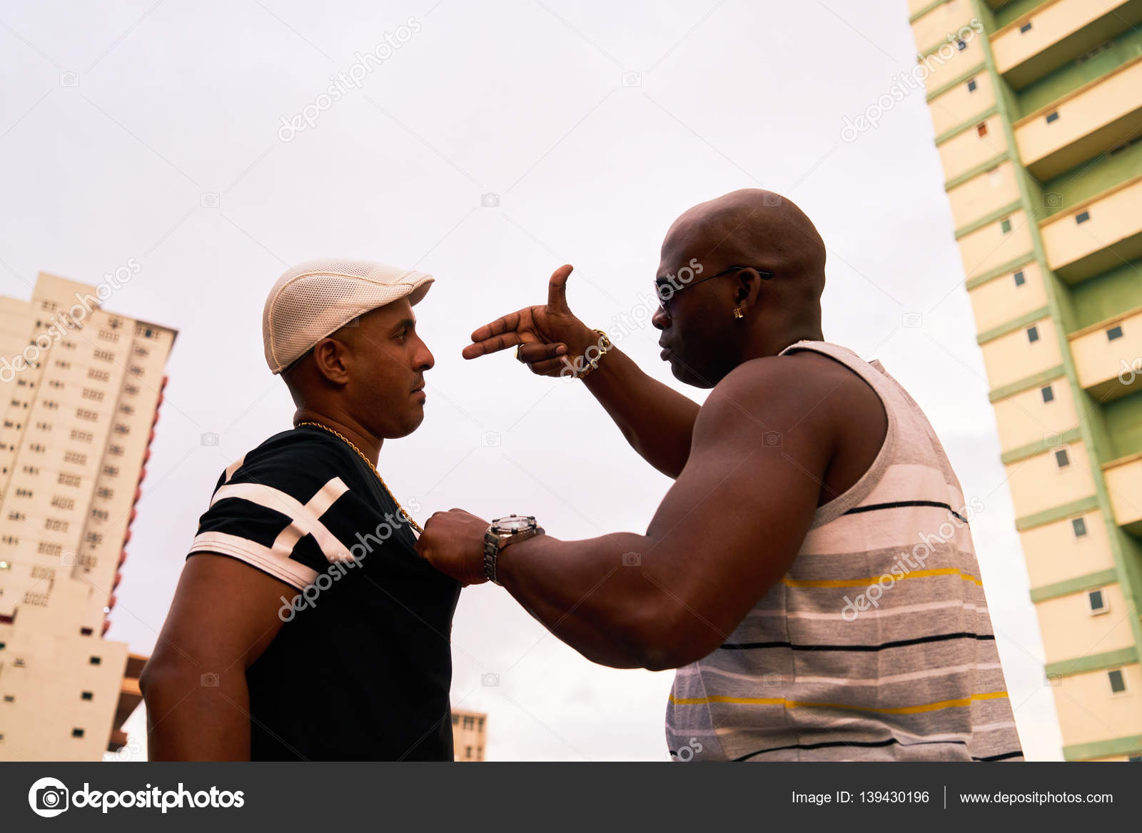 African American Men Arguing