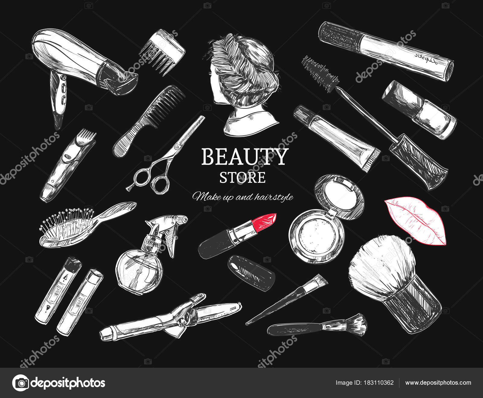 Beauty store background 2 Stock Vector Image by ©Wondersketch #183110362