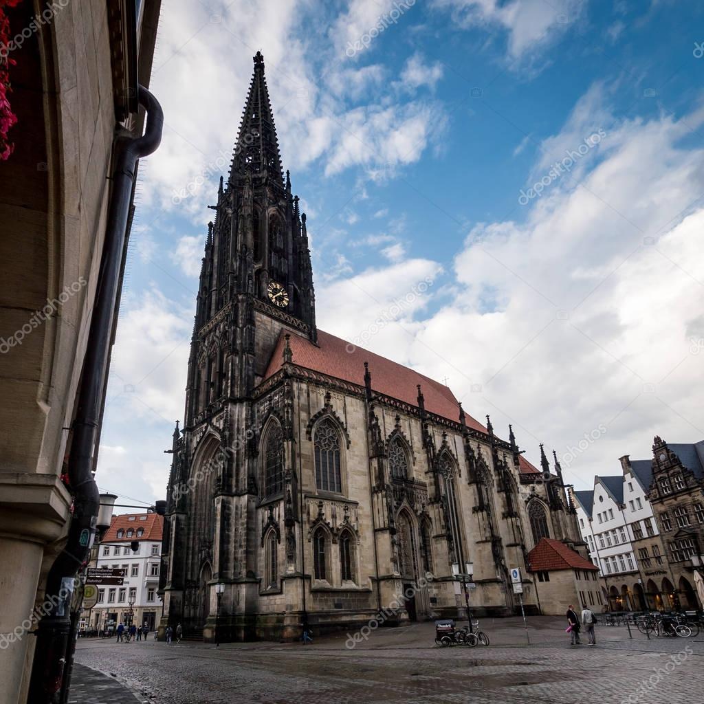 Lambertikirche (St. Lamberti's Church), Munster, Germany – Stock ...