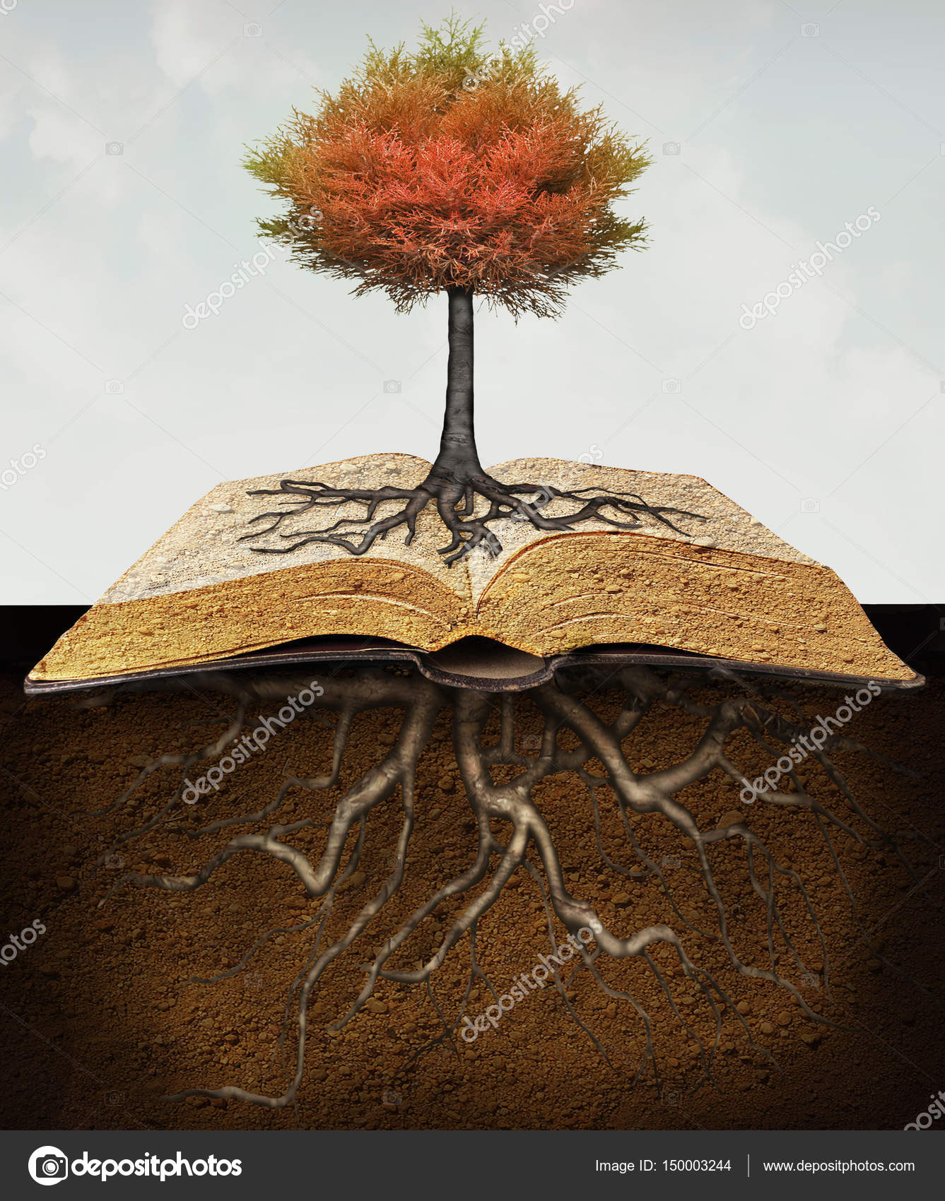 Conocimiento desde las raíces — Foto de stock #150003244 © ValentinaPhotos