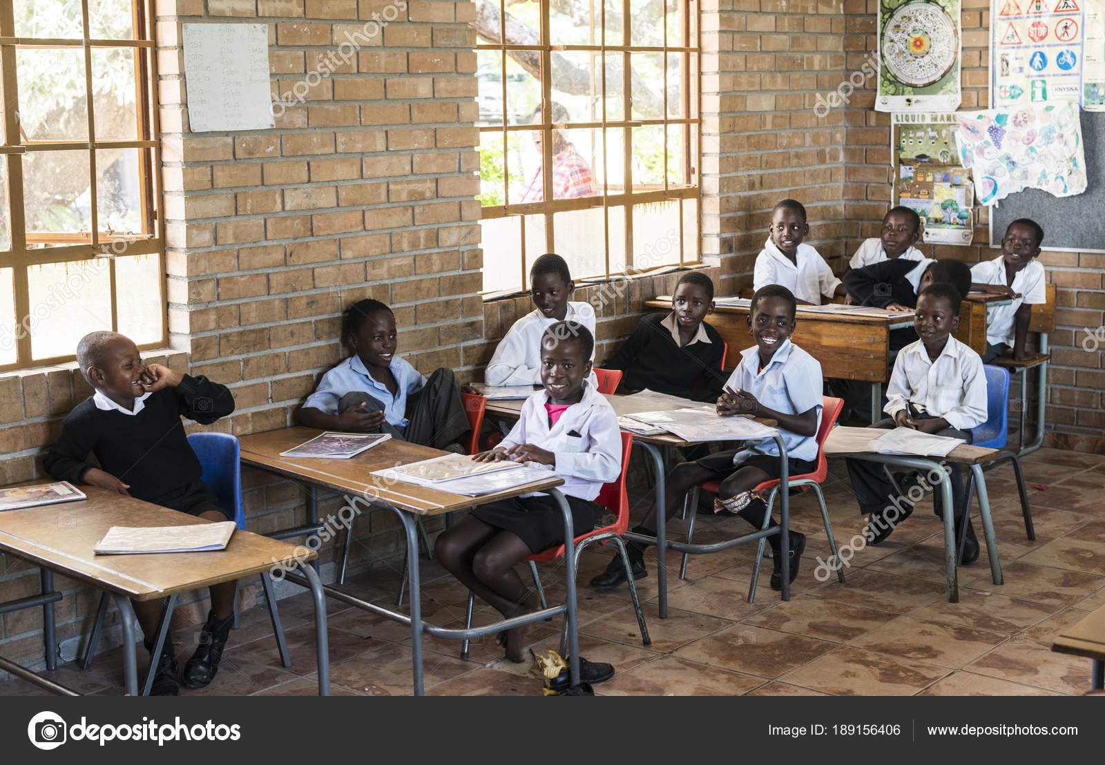 Afircan school children in classroom – Stock Editorial Photo ...