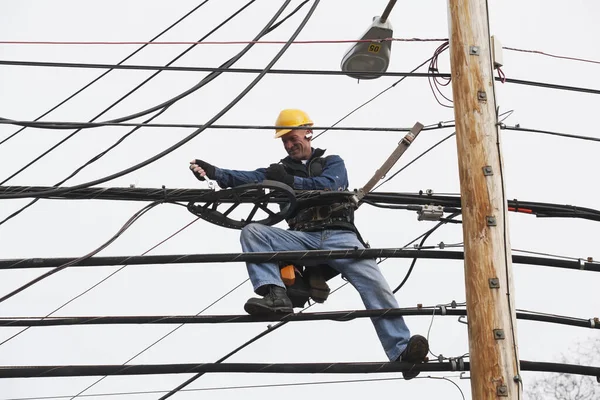 Electrical lineman drawing Stock Photos, Royalty Free Electrical ...