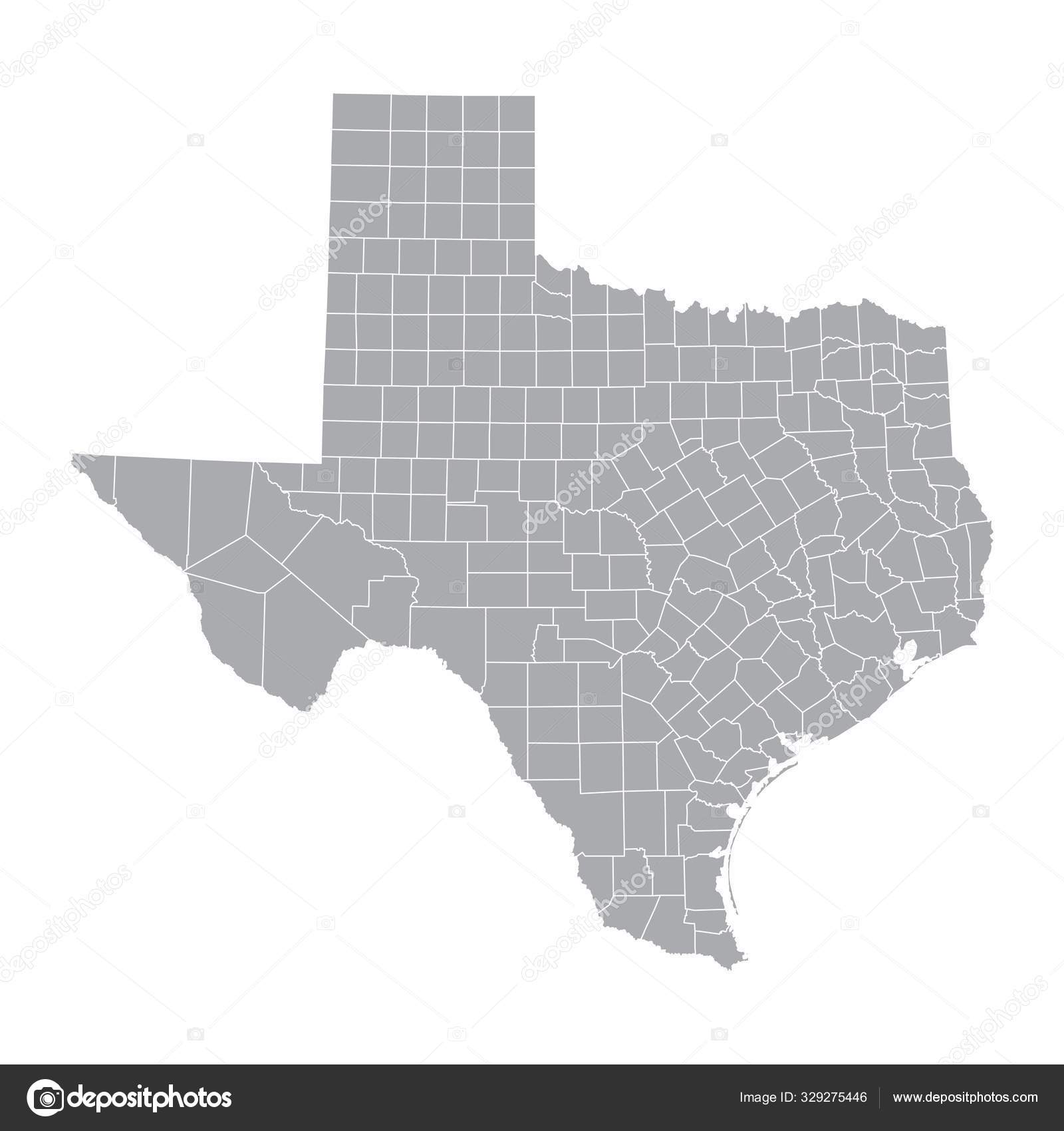 Texas State map Stock Vector Image by ©luisrftc #329275446
