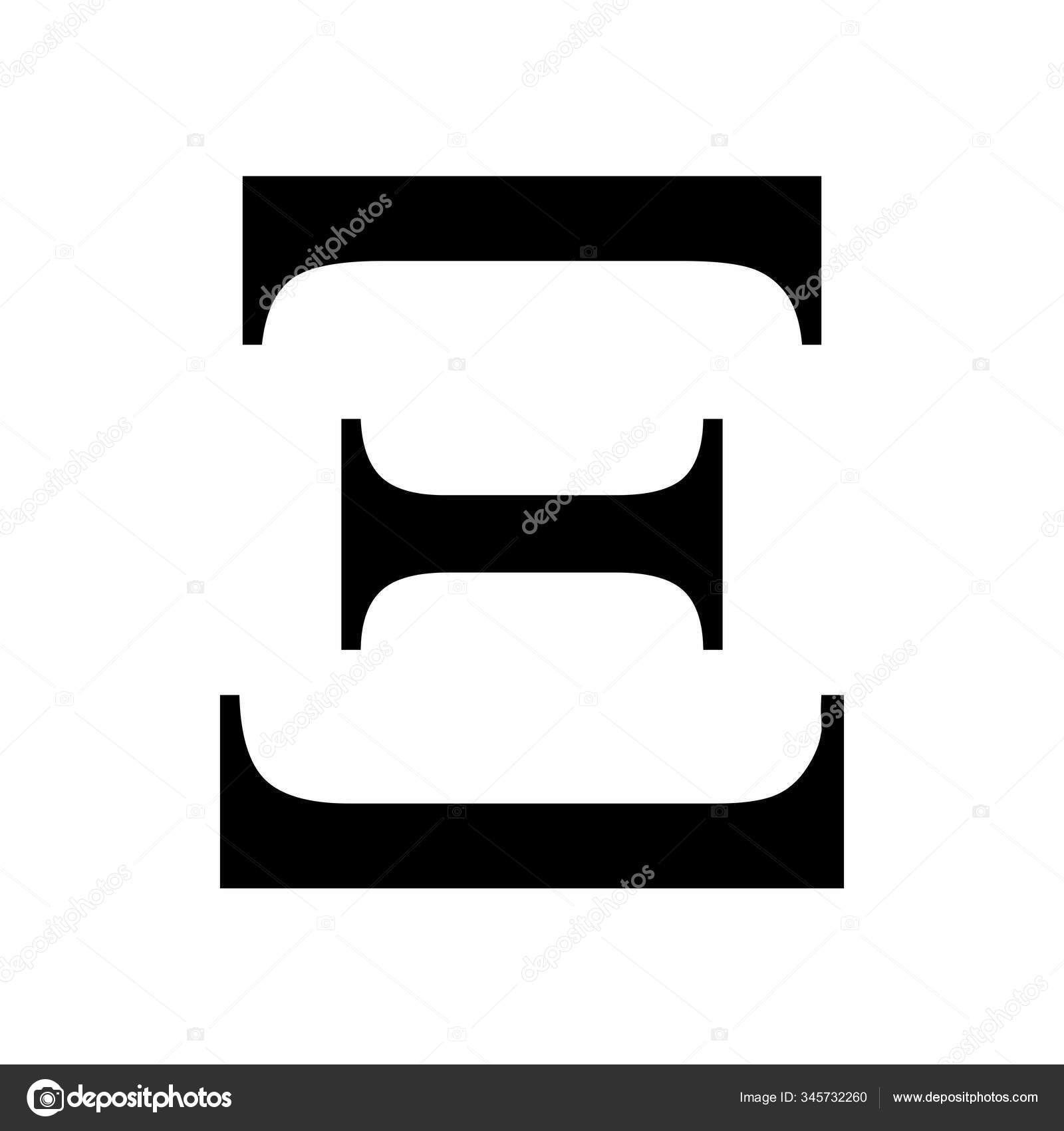 Xi greek letter icon Stock Vector by ©luisrftc 345732260