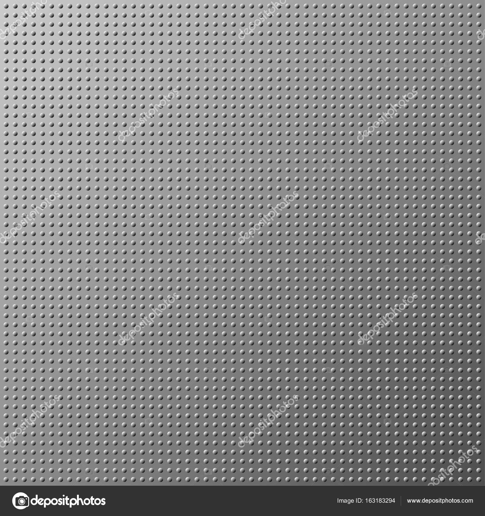 Metal dot texture gray background. Vector illustration Stock Vector ...