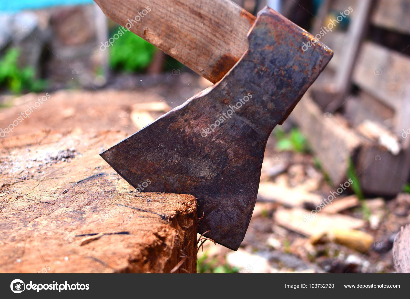Old Blade Stump — Stock Photo © Varavin88 #193732720