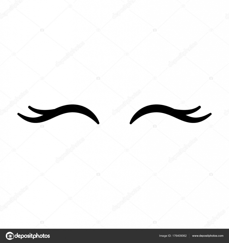 Ojos Cerrados Clipart