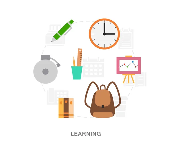 School items icons Stock Vector by ©stockerteam 132404334