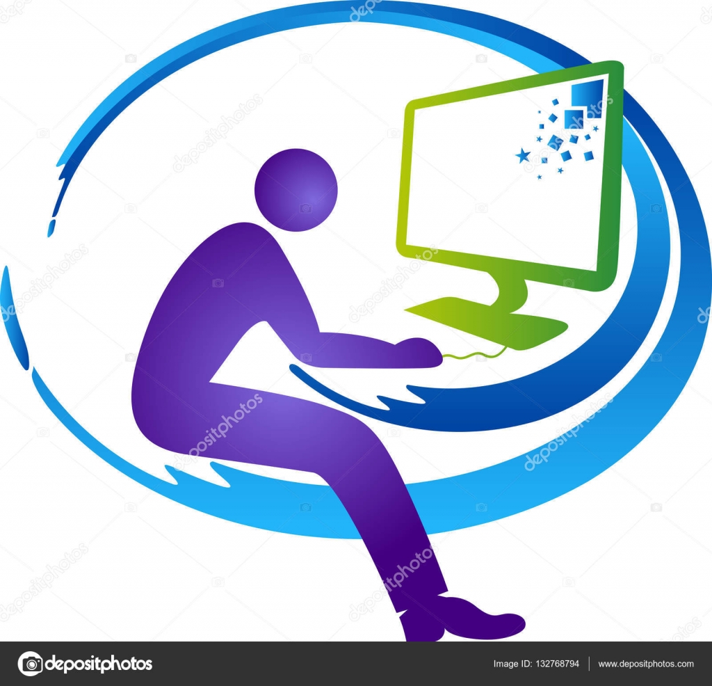 Logo operator komputer Vektor Stok oleh ©magagraphics 132768794