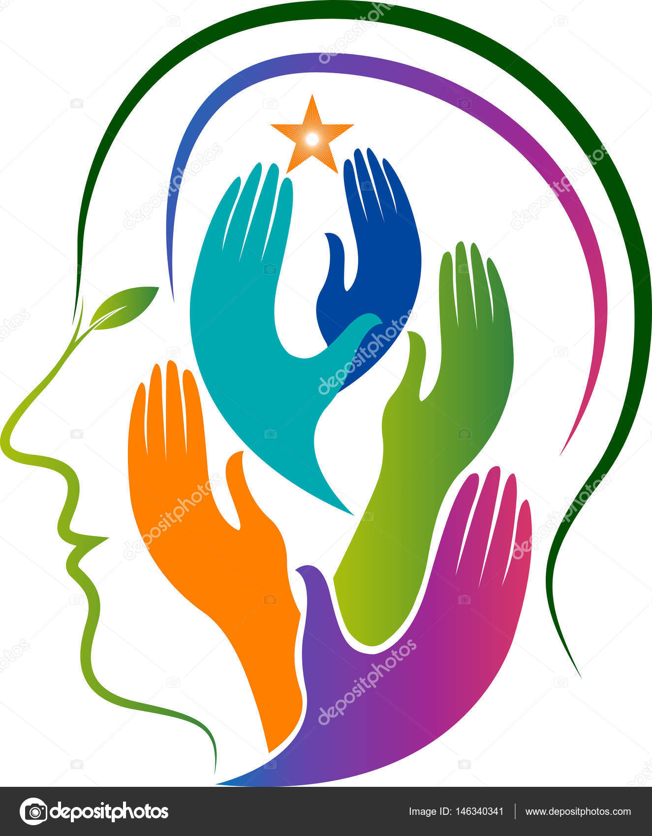 Head refreshing logo Stock Vector by ©magagraphics 146340341