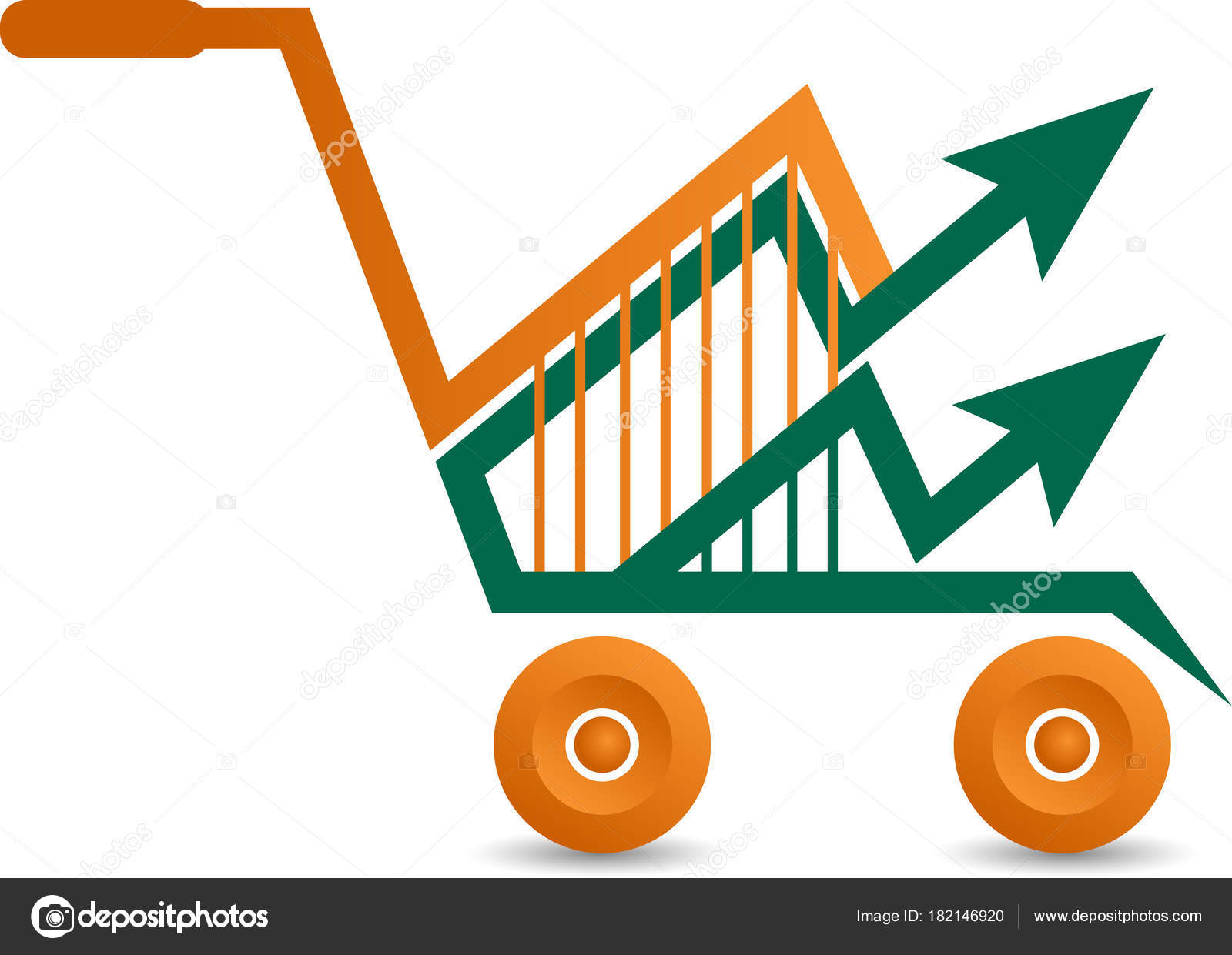 Illustration Art Shopping High Value Logo Isolated Background Stock ...