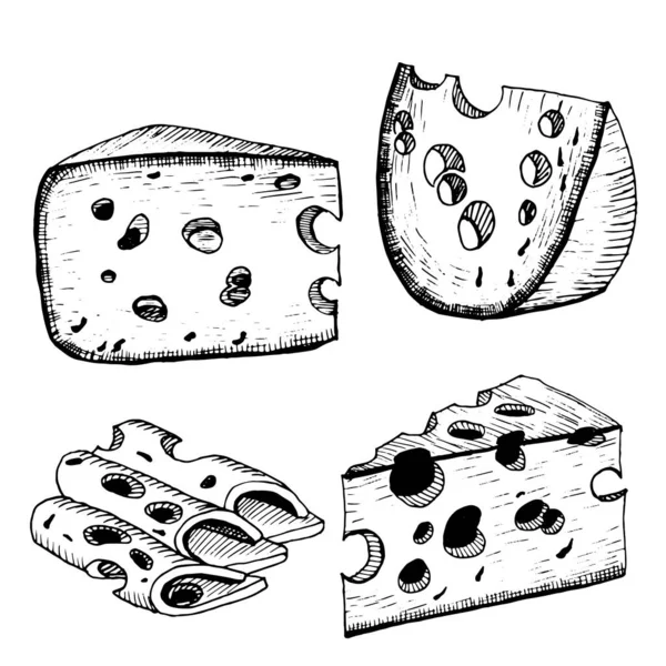 Cheese line drawing Stock Photos, Royalty Free Cheese line drawing ...