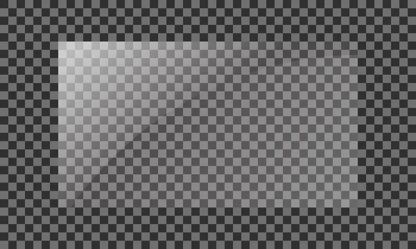 Vector Glass Rectangle Transparent Background Transparent Mirror ...