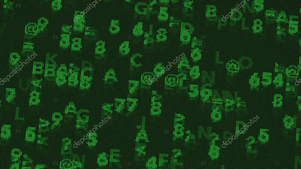 Cálculos de codificación digital en un monocromo retro de baja ...