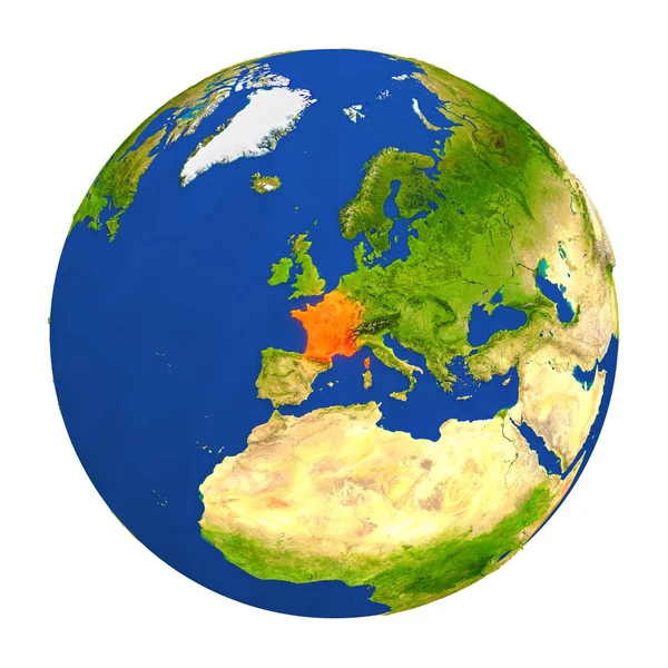 planète terre avec l'europe — Photographie lightsource © #11622455